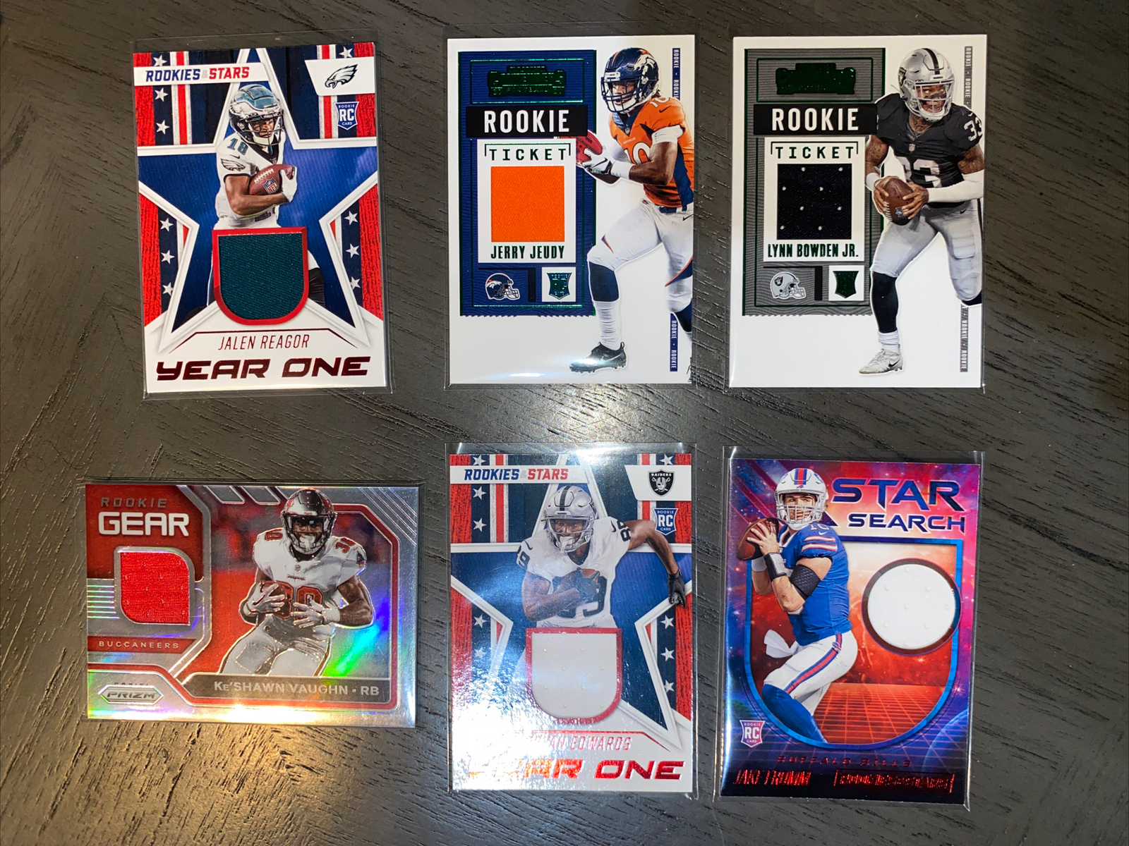 Rookie Jersey Cards - Lot of 6 Jersey Cards | eBay