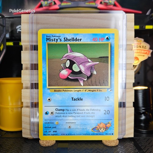 Misty's Shellder 89/132 Gym Heroes Pokémon TCG Common Unlimited Non ...