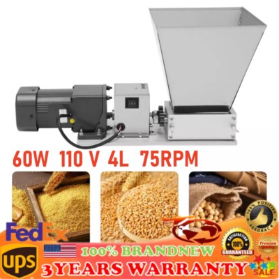 Electric Grain Grinder Homebrew Barley Mill Malt Crusher Wheat Grinding ...