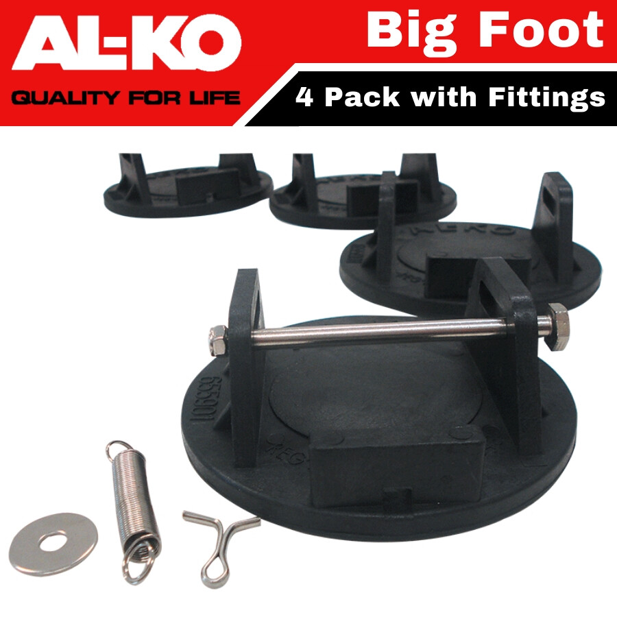 ALKO AL-KO Big Foot Set of 4 Caravan Stabilizer Corner Steady Steadies ...