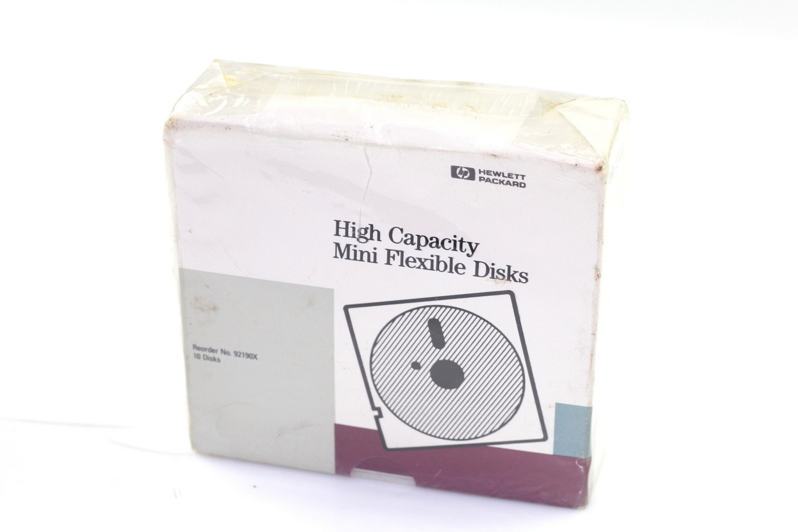 (2)Hewlett Packard HP High Capacity Mini Flexible Disks 10 NIB 92190X ...