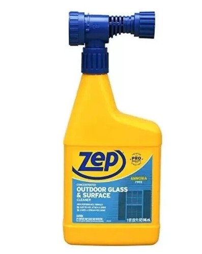 Zep Concentrated Outdoor Window Glass & House Surface Cleaner Hose End ...
