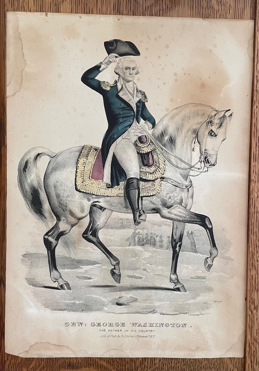 George Washington On A Horse