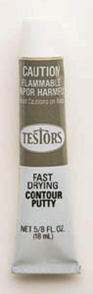Testors Fast Drying Contour Model Putty 5/8 oz 3511 75611351100| eBay