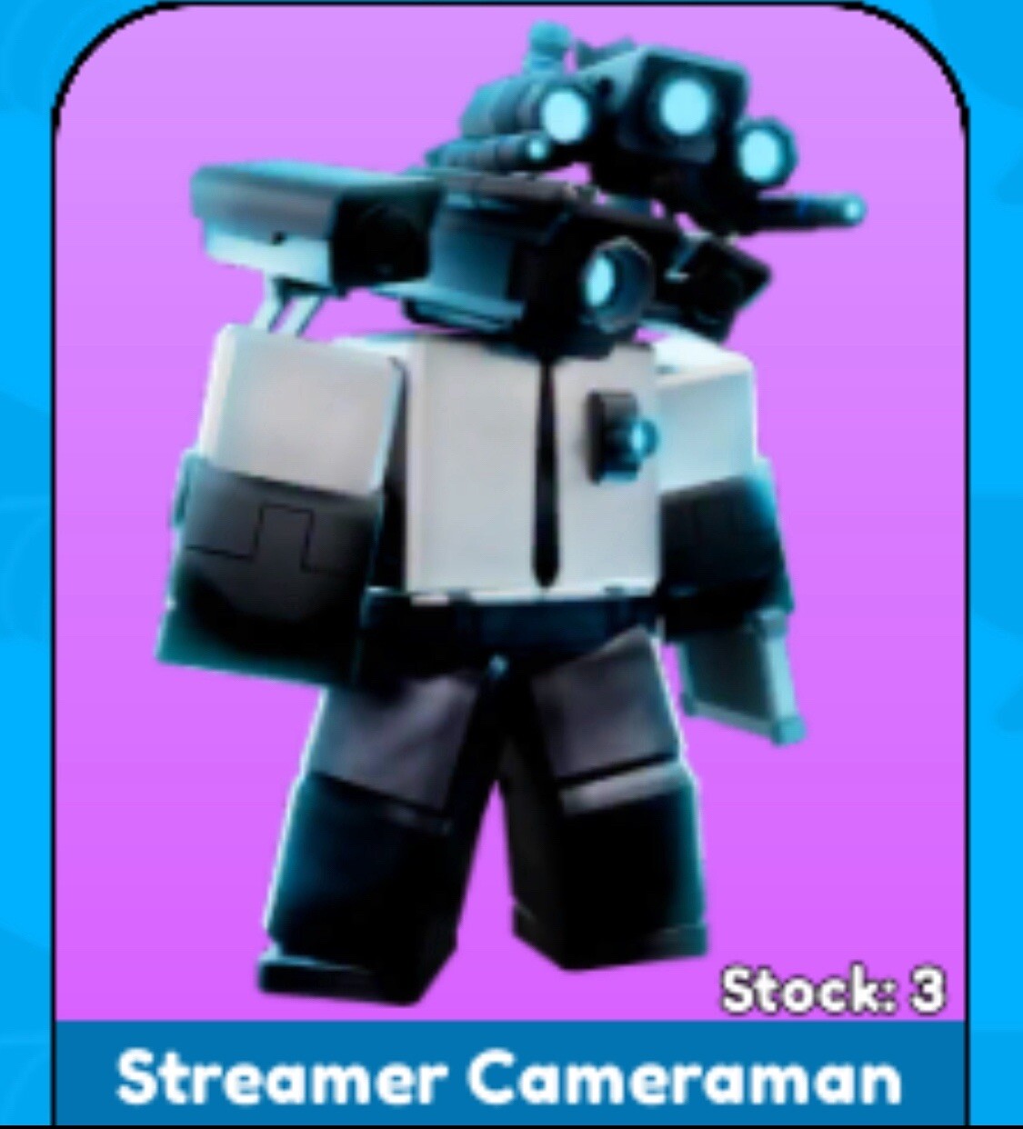 Streamer Cameraman Toilet Tower Defense TTD | eBay UK