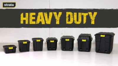 Strata Heavy Duty Storage Box various sizes available 24L - 190L | eBay UK