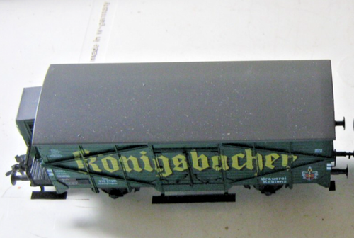 Heris 11502 H0 Bierwagen "Königsbacher" Güterwagen mit Bremserhaus Roco ...