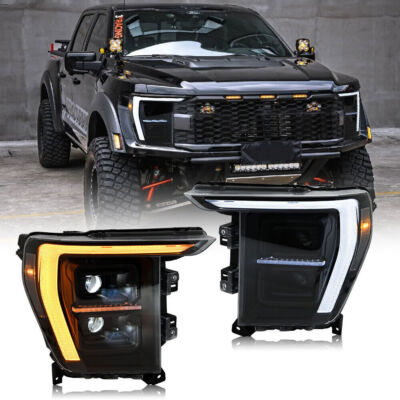 2022-2024 Ford F-150 LED Headlights Fit For Ford F-150 Pair Head Lamps ...