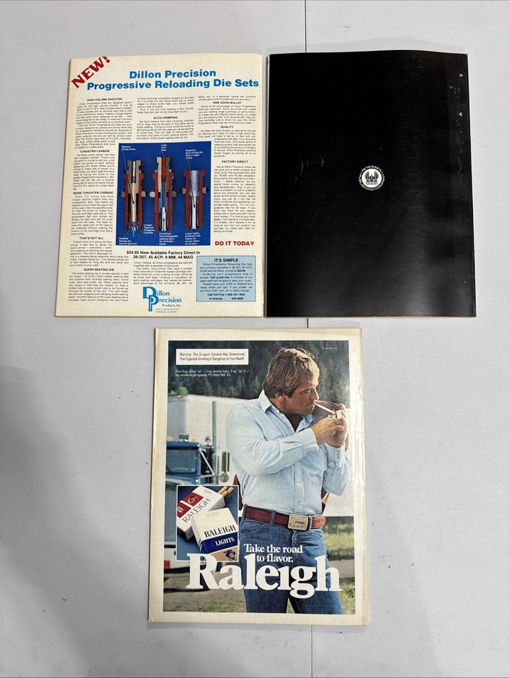 Vintage 1980’s Guns & Ammo Magazine & Related Lot of 10 Combat Handguns ...