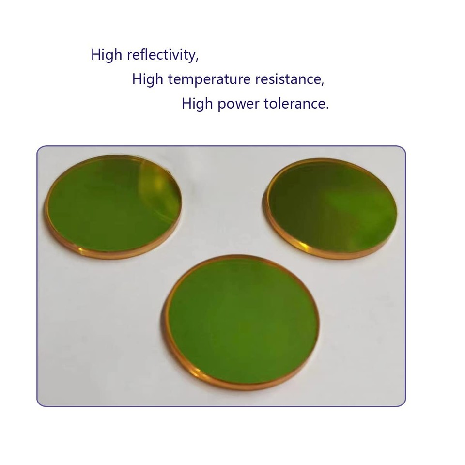 Copper Reflection Lens CO2 Laser Mirrors, 25mm Gold-Plated Copper (Cu ...