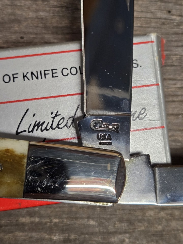 Case XX 62005RAZ Appaloosa Bone One Arm Razor Knife / 5 Dot | eBay