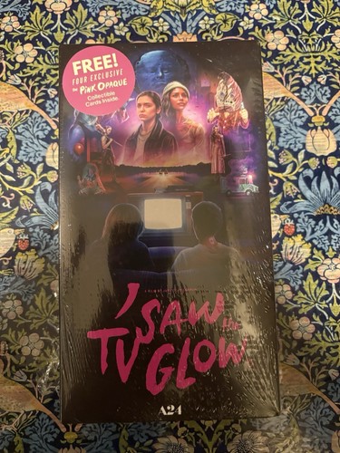 A24 I Saw the TV Glow VHS The Pink Opaque Sticker WITH SHRINK WRAP ONLY Tape | eBay