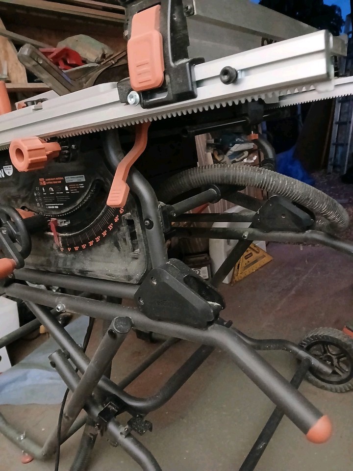 EVOLUTION R255TBL+ 230V PORTABLE JOB SITE TABLE SAW, 255MM TCT BLADE ...