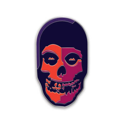 Misfits Fiend Skull Crimson Enamel Pin by Tom Whalen NEW MINT Lapel Art ...