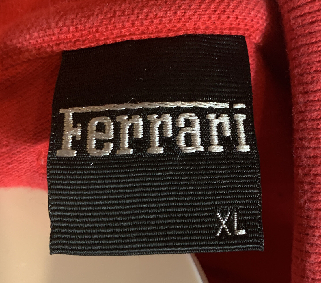 Ferrari Racing Year 2000 Size XL Red Half-Zip Polo Shirt Ferrari Racing Year 2000 Size XL Red Half-Zip Polo Shirt
