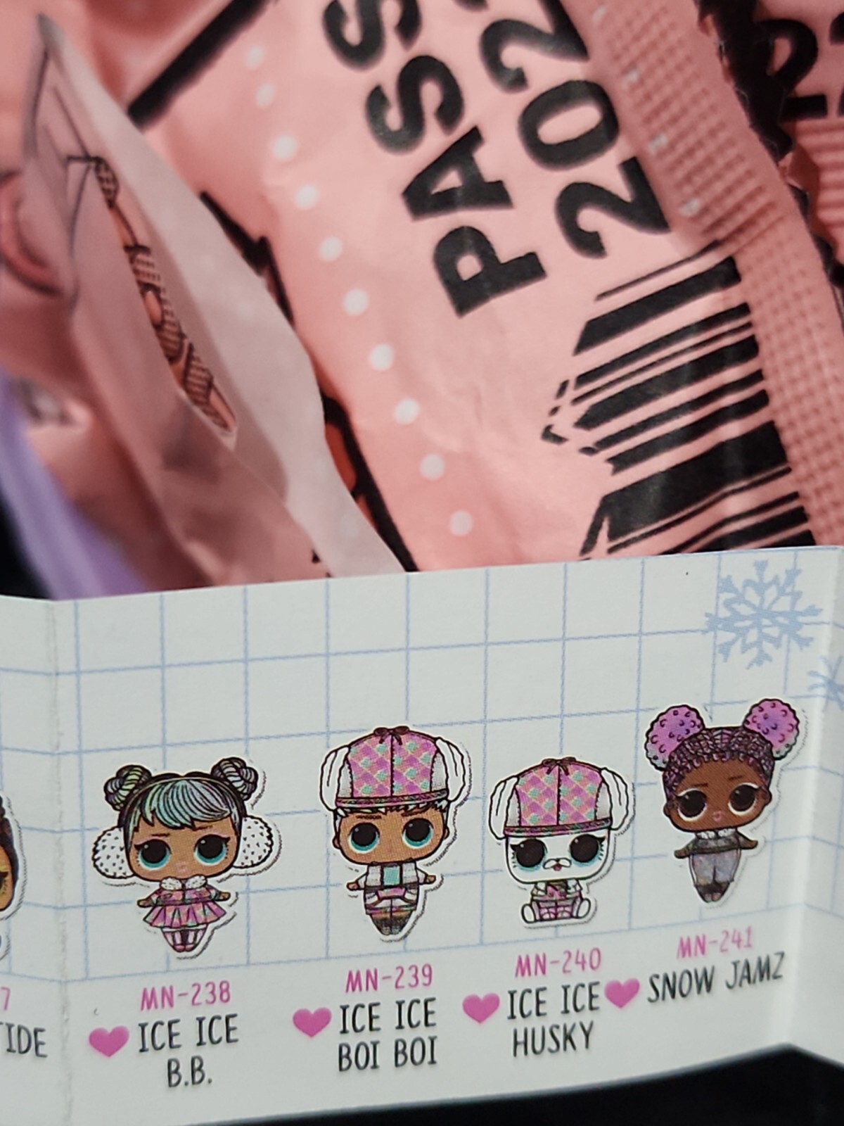 LOL Mini WINTER Family ICE ICE BB,ICE ICE HUSKY ,SNOW JAMZ,ICE ICE BOI ...