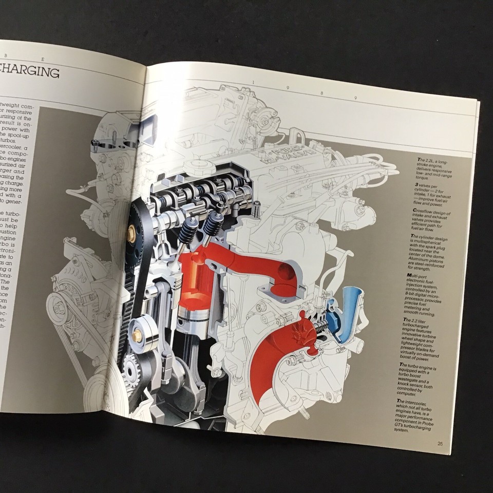 1989 Ford Probe Dealer Sales Brochure - Ford Motor Company | eBay