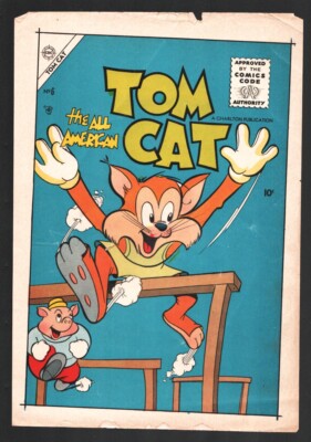Tom Cat Production Art Color Separations #6 1950's - Charlton -VG ...