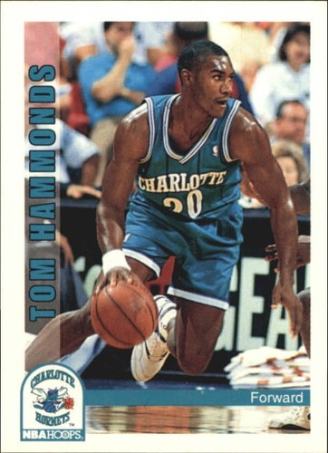 1992-93 Hoops Charlotte Hornets Basketball Card #359 Tom Hammonds | eBay