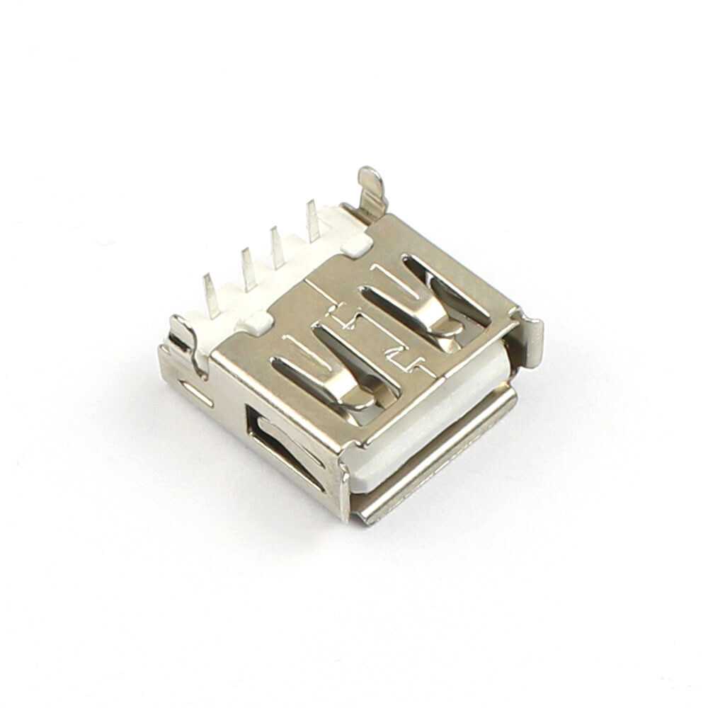 10Pcs USB 2.0 4 Pin 4P AF Type A Female Panel Mount Socket Jack Plug ...