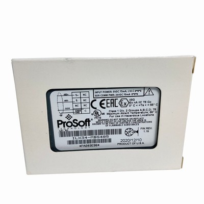 ILX34-MBS485 New ProSoft ILX34MBS485 Comm Module | eBay