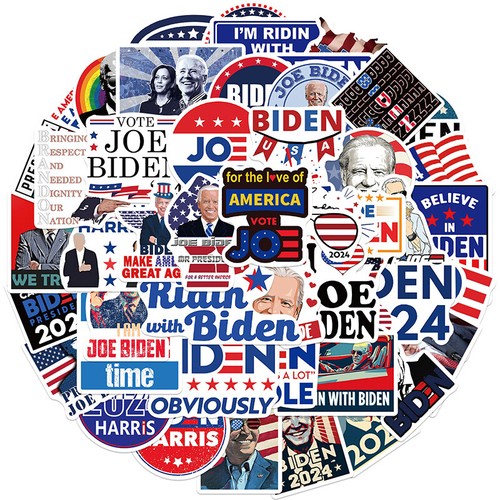 50Pcs President Joe Biden Stickers 50pcs Vinyl Politics Sticker 2024 | eBay