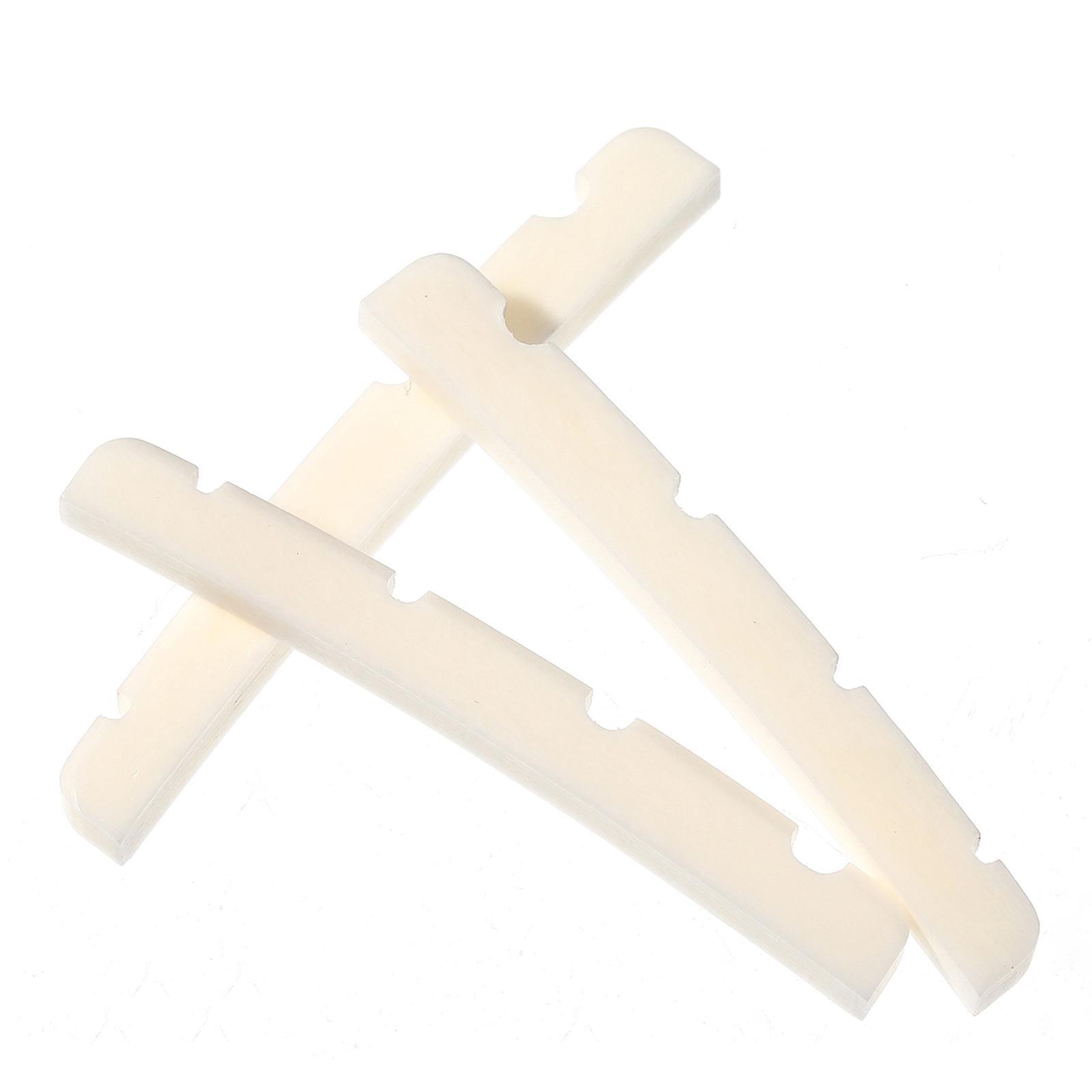 3 Pieces Slotted Nut for 4 Strings Bass Guitar Nut for 4 Strings Guitar ...
