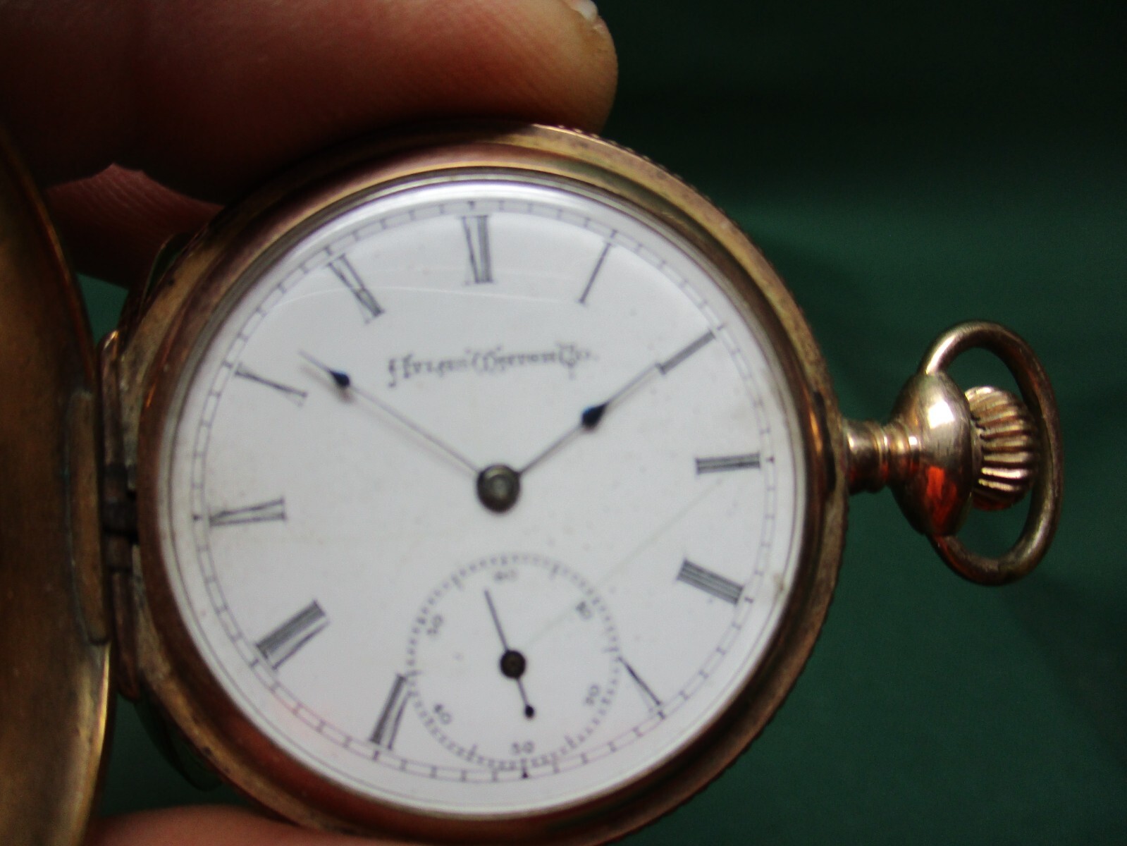 Vintage ATLAS WATCH CO. Gold "Working Kind of" Pocket Watch, | eBay