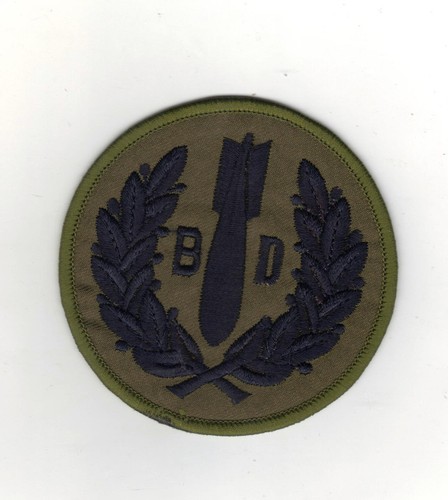 ROYAL AIR FORCE RAF 5131 BOMB DISPOSAL SQUADRON BADGE/PATCH SUBDUED OG ...