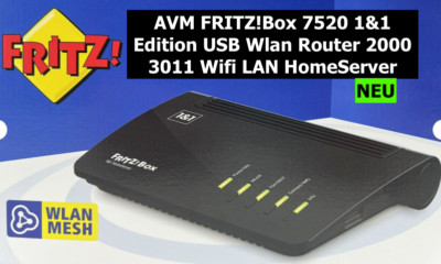 AVM FRITZ! Box 7520 Wlan Router / HomeServer - Schwarz NEU | eBay.de