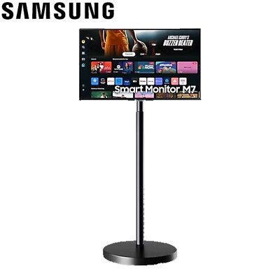 SAMSUNG Smooth Smart Monitor M7 M70D 32" Monitor + Moving Stand Black ...