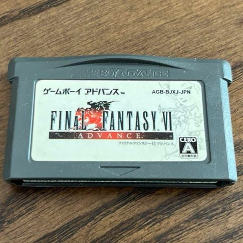 Final Fantasy VI GBA JPN Nintendo Gameboy Advance Cartridge | eBay