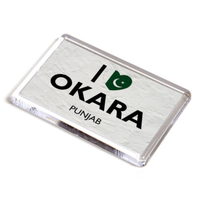FRIDGE MAGNET - I Love Okara, Punjab - Pakistan | eBay UK