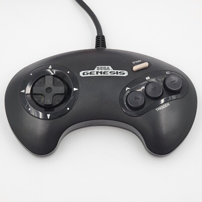 Sega Genesis 3 Button Controller Model 1650 Authentic OEM CLEANED ...