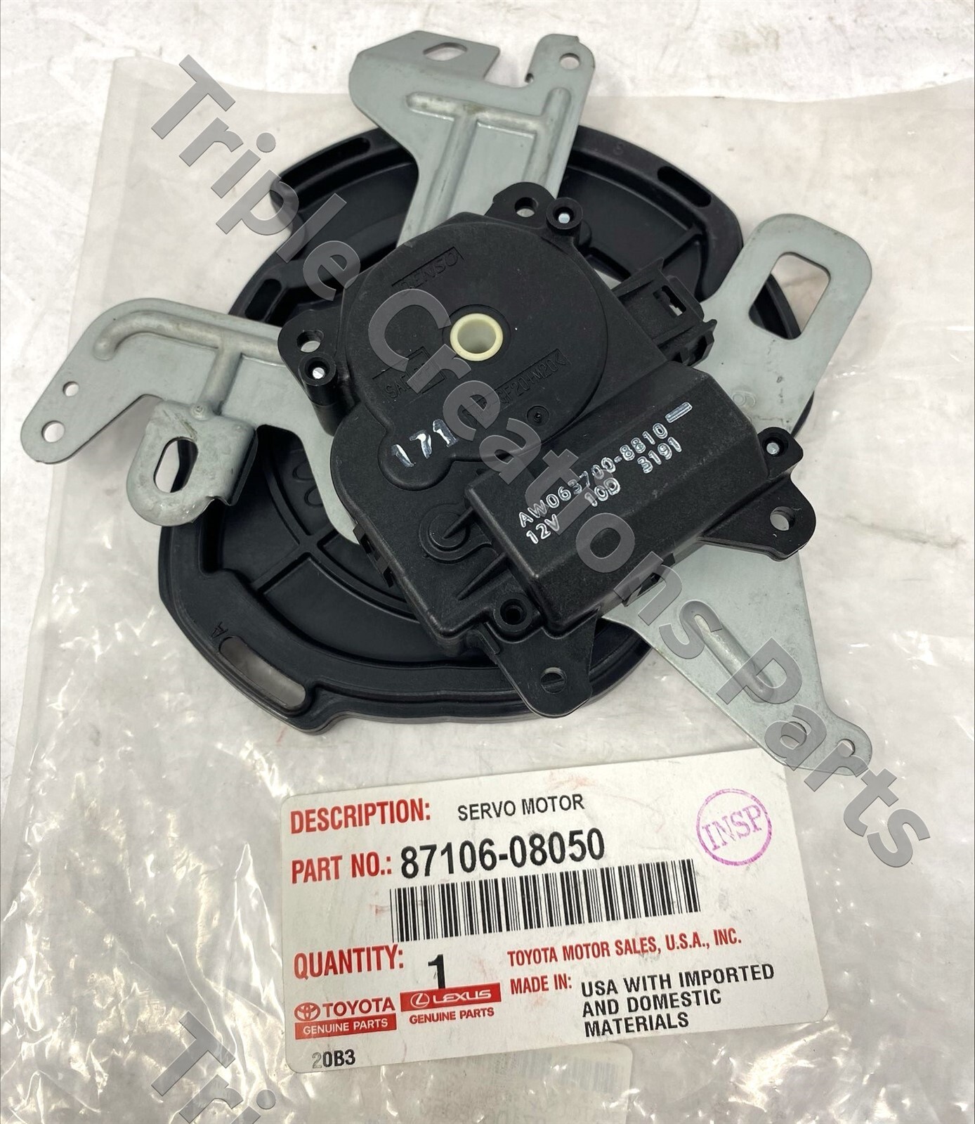 TOYOTA 8710608050 Genuine OEM Factory Original Mode Motor for sale ...