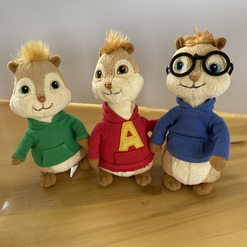 TY Beanie Baby 2010 Alvin And The Chipmunks Plush Stuffed Toys 7" | eBay