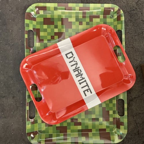 3 piece MINECRAFT serving trays 11x16 | eBay
