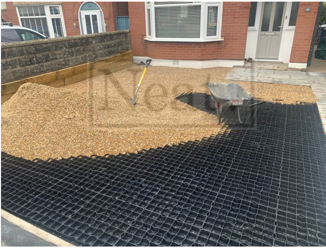 12 x Gravel/Grass Grid Paver Base Greenhouse Deck Path Turf Lawn Shed ...