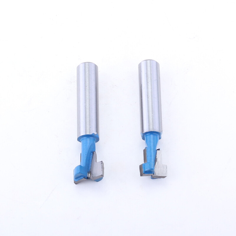 2PCS 8mm Shank T-Slot Cutter Router Bit for 3/8" 1/2" Hex Bolt Wood ...