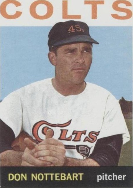 1964 Topps - #434 Don Nottebart for sale online | eBay