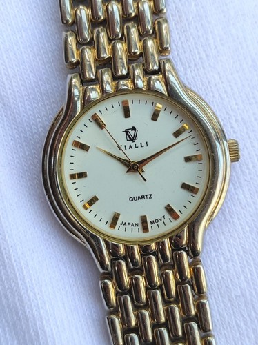 Vialli ladies gold tone luxury quartz watch | eBay