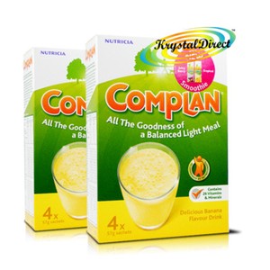 2x Complan Banana Nutrition Vitamin Supplement Protein Energy Drink ...