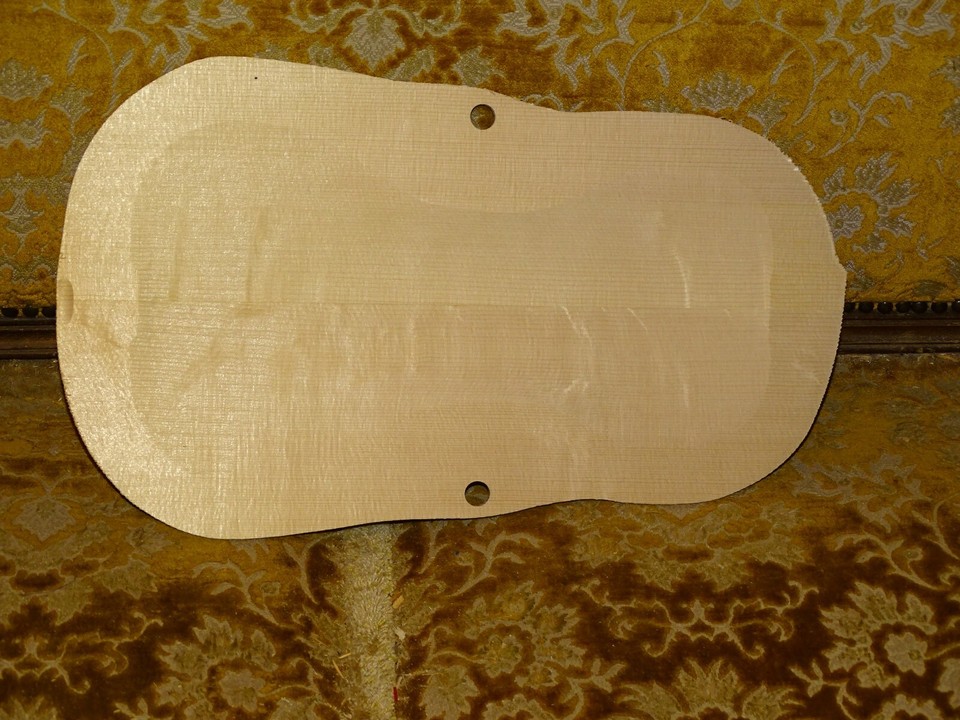 Tonholz, Tonewood, schöne gefräste Decke für Geige, carved violin top ...