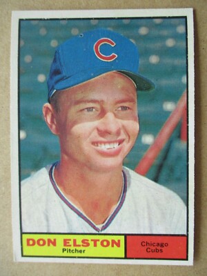 1961 Topps DON ELSTON Card #169 Chicago Cubs | eBay