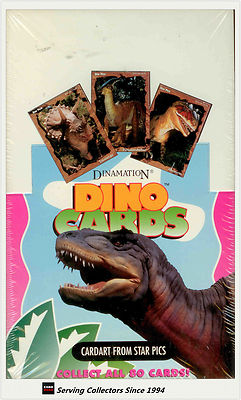 1992 Star Pics Dinamation Dino Trading Cards Factory Box (36 Packs) | eBay