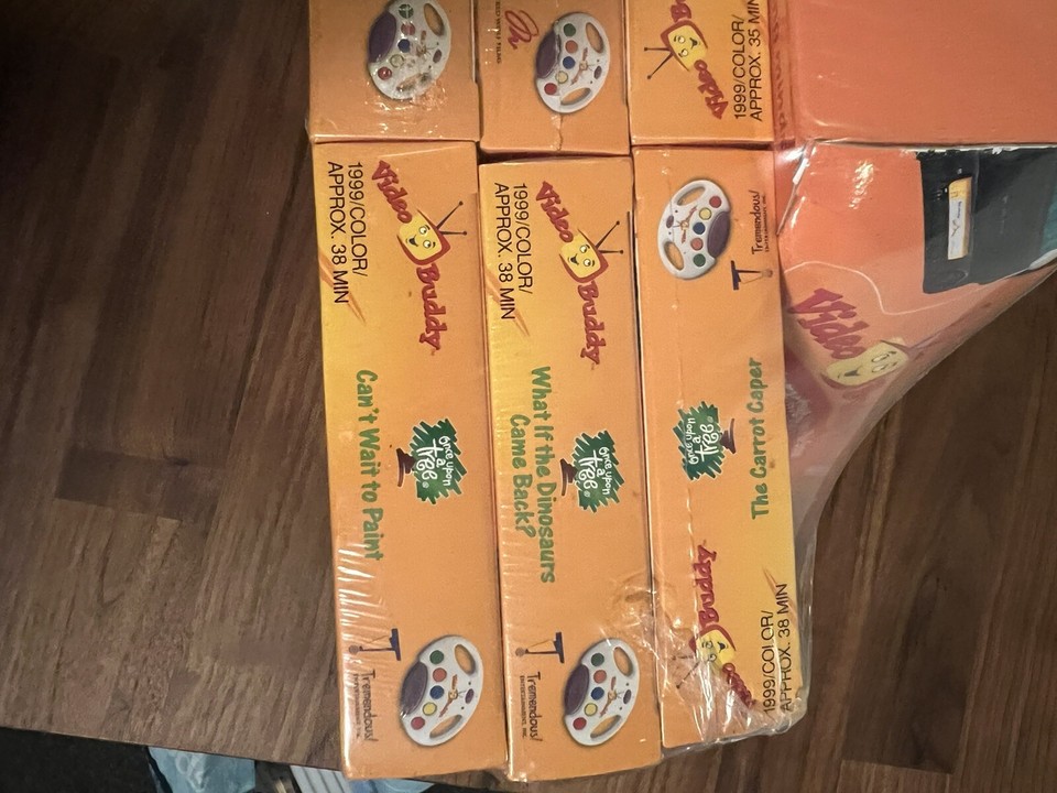 New 1999 Video Buddy Interactive Play System With 12 VHS Tape Learning ...