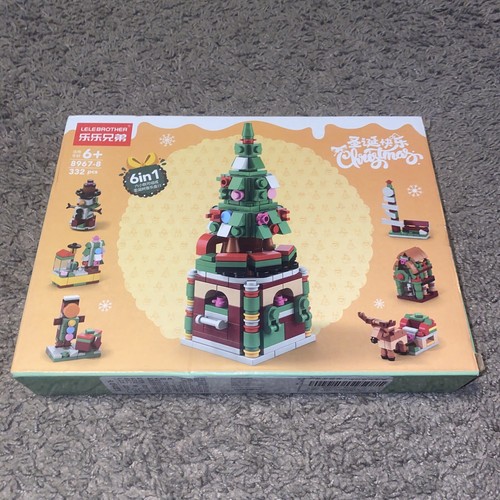 6 In 1 Christmas Building Blocks Building Toy Playset For Kids! NEW ...