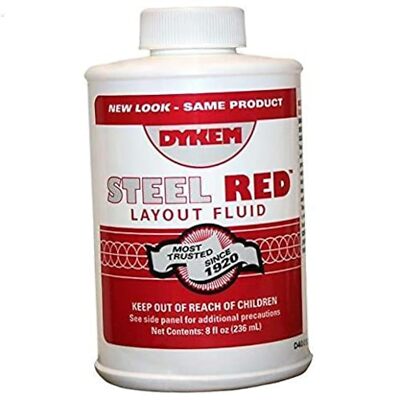 04968 Red Layout Fluid - 8 oz Brush-In-Cap Bottle - 80496 PRICE is per ...