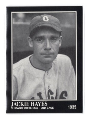 Baseball Card - 1991 Jackie Hayes 71 - Chicago White Sox Conlon MLB Vtg ...