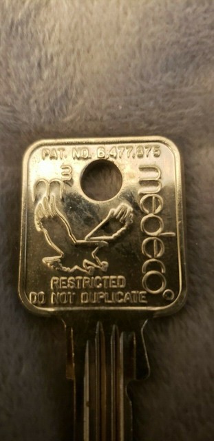 Medeco Key Blank and Cut Keys, M3, Biaxial, KeyMark, New, Factory ...